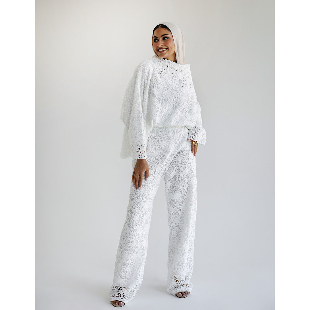 Floral lace matching set – The Gallery