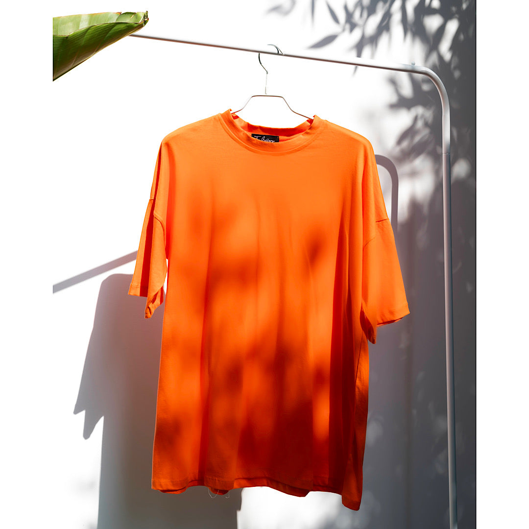 Orange Oversized boxy T-shirt – The Gallery